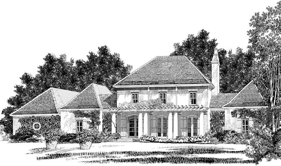Montpellier House Plan | Southern Living House Plans